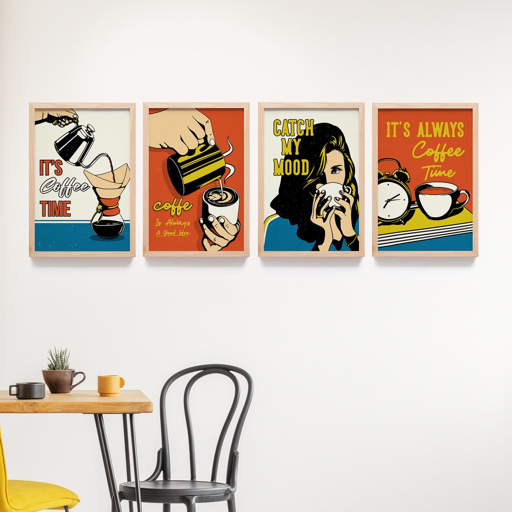 Jual Wall Decor Interior Coffee Shop Cafe Restaurant Hiasan Dinding ...