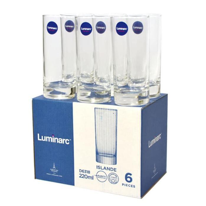 Jual LUMINARC ISLANDE TUMBLER 22 CL / 220 ML / 7.3 OZ - GELAS MINUM ...