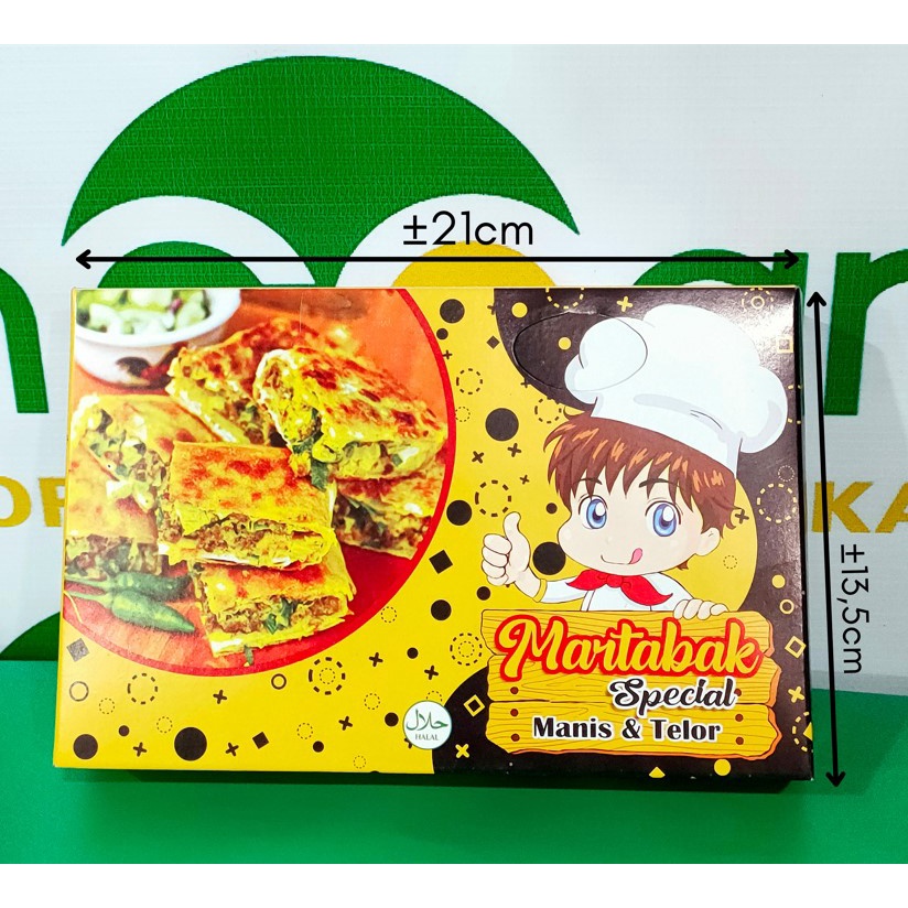 Jual DUS MEGA MARTABAK UK 21CM KARDUS MARTABAK BOX KOTAK MARTABAK MOTIF ...