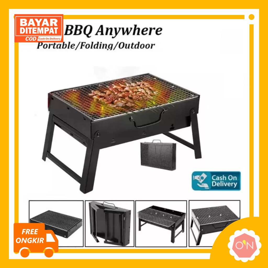 Jual Barbeque Grill Alat Pemanggang Lipat Serbaguna Panggangan Steak ...