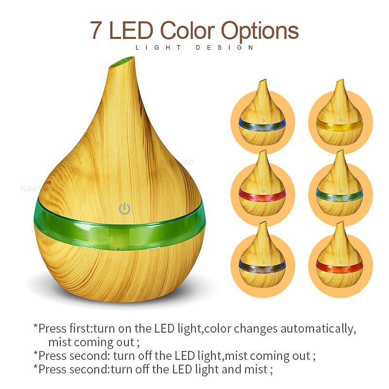 Jual air humidifier wood grain air diffuser pelembab udara aroma ...