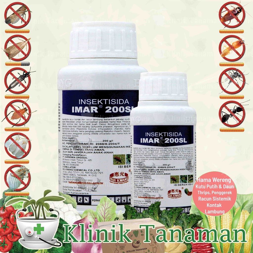 Jual Obat Hama Imar 200 SL 100ml Pembasmi Hama Kutu Putih, Kutu Daun ...