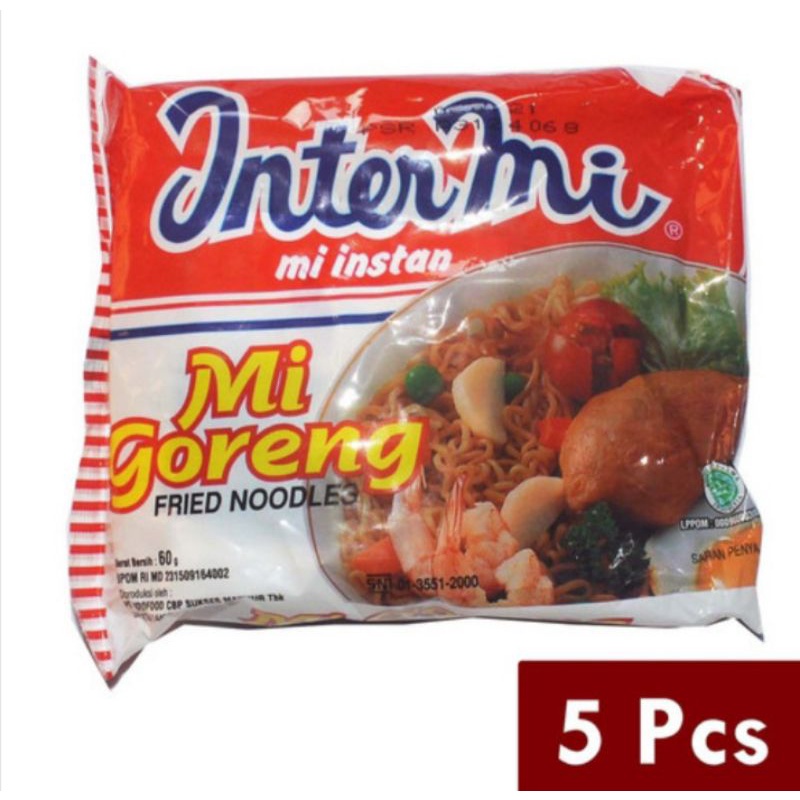 Jual Intermie mie goreng paket isi 5pcs | Shopee Indonesia