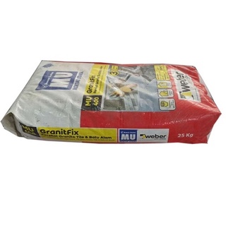 Jual MU 400 PEREKAT GRANITE TILE & BATU ALAM 25KG Mortar Utama Keramik ...