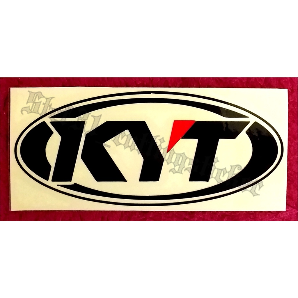 Jual Stiker cutting logo KYT oval, sticker logo KYT | Shopee Indonesia