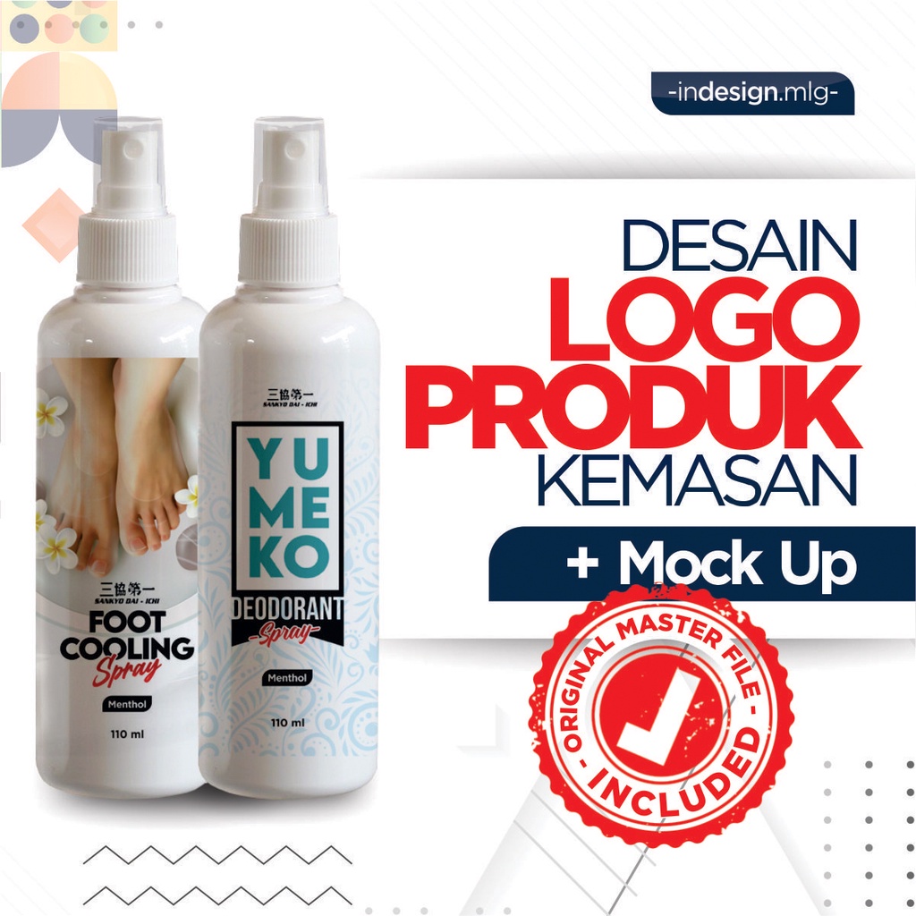 Jual jasa desain grafis logo label produk kemasan Indesign Graphic ...