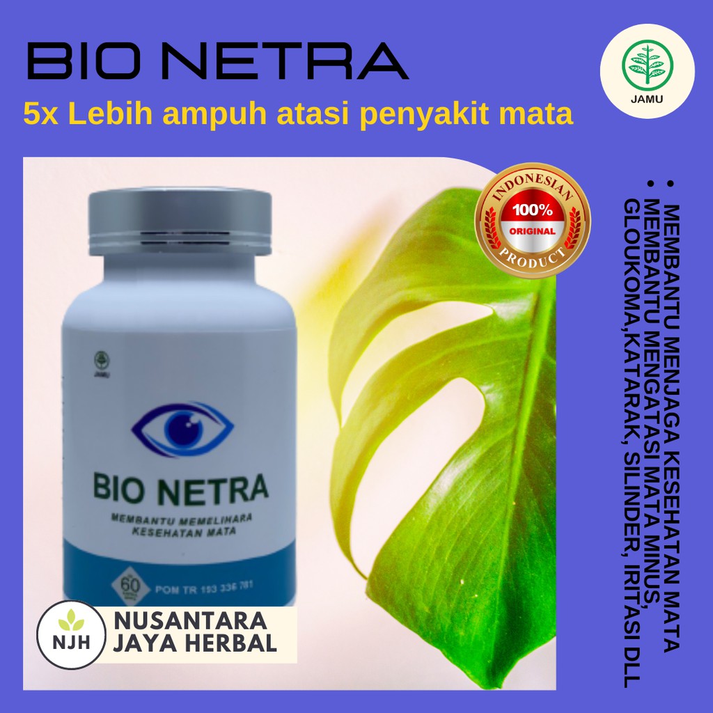 Jual BIO NETRA OBAT HERBAL 5 KALI LEBIH AMPUH ATASI PENYAKIT MATA ...