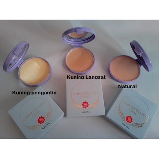 Jual Compact Powder Lilac/Bedak viva kemasan ungu/viva ungu/bedak viva ...