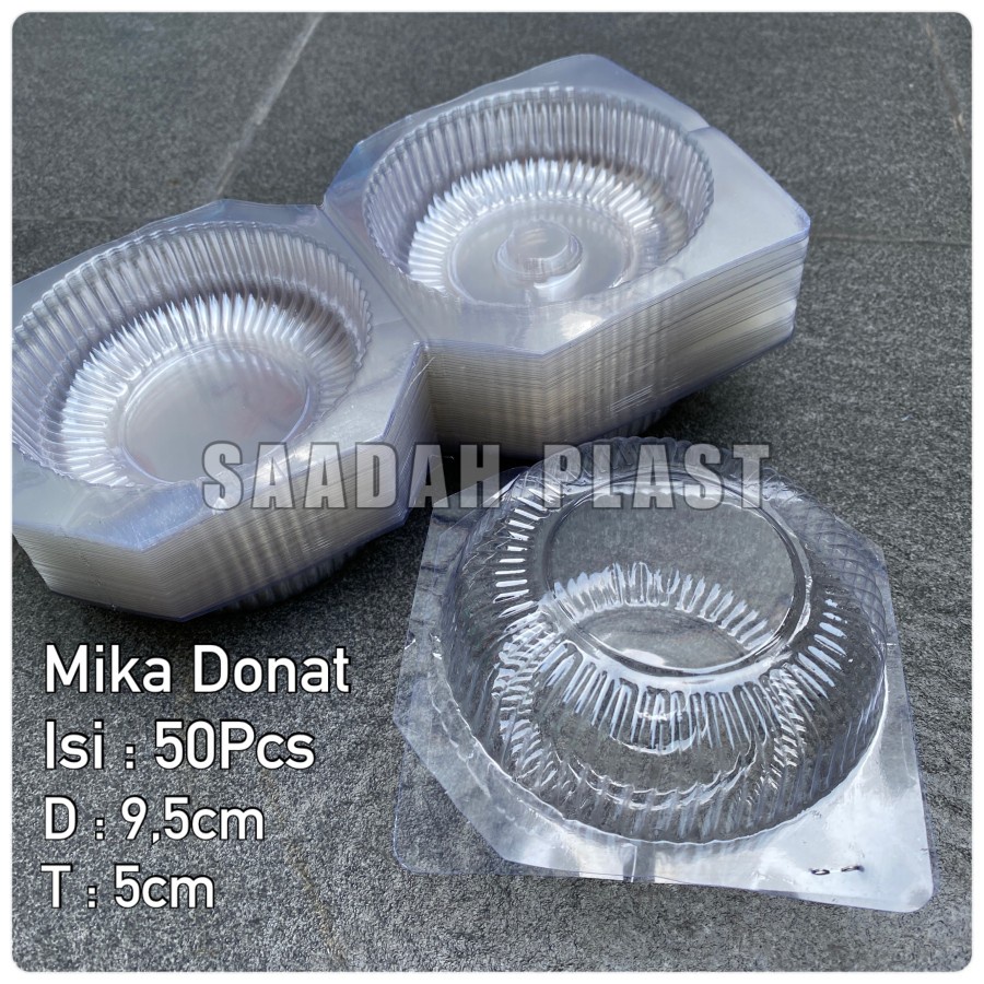 Jual Mika Donat Bulat / Tray Donut Isi 50Pcs / Roti Kue - Mika Donat ...