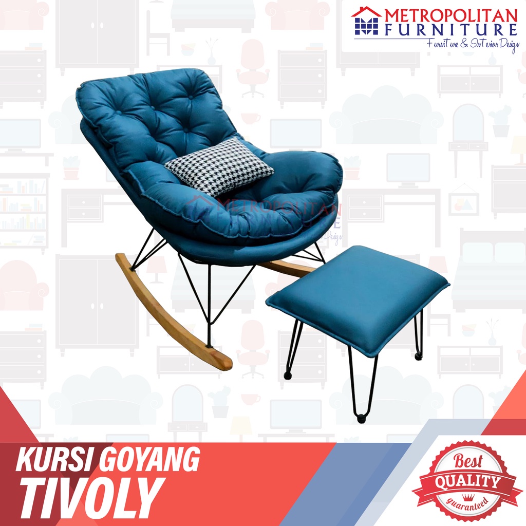 Jual Kursi Goyang Meedo Minimalis Bangku Malas Rocking Chair Modern ...