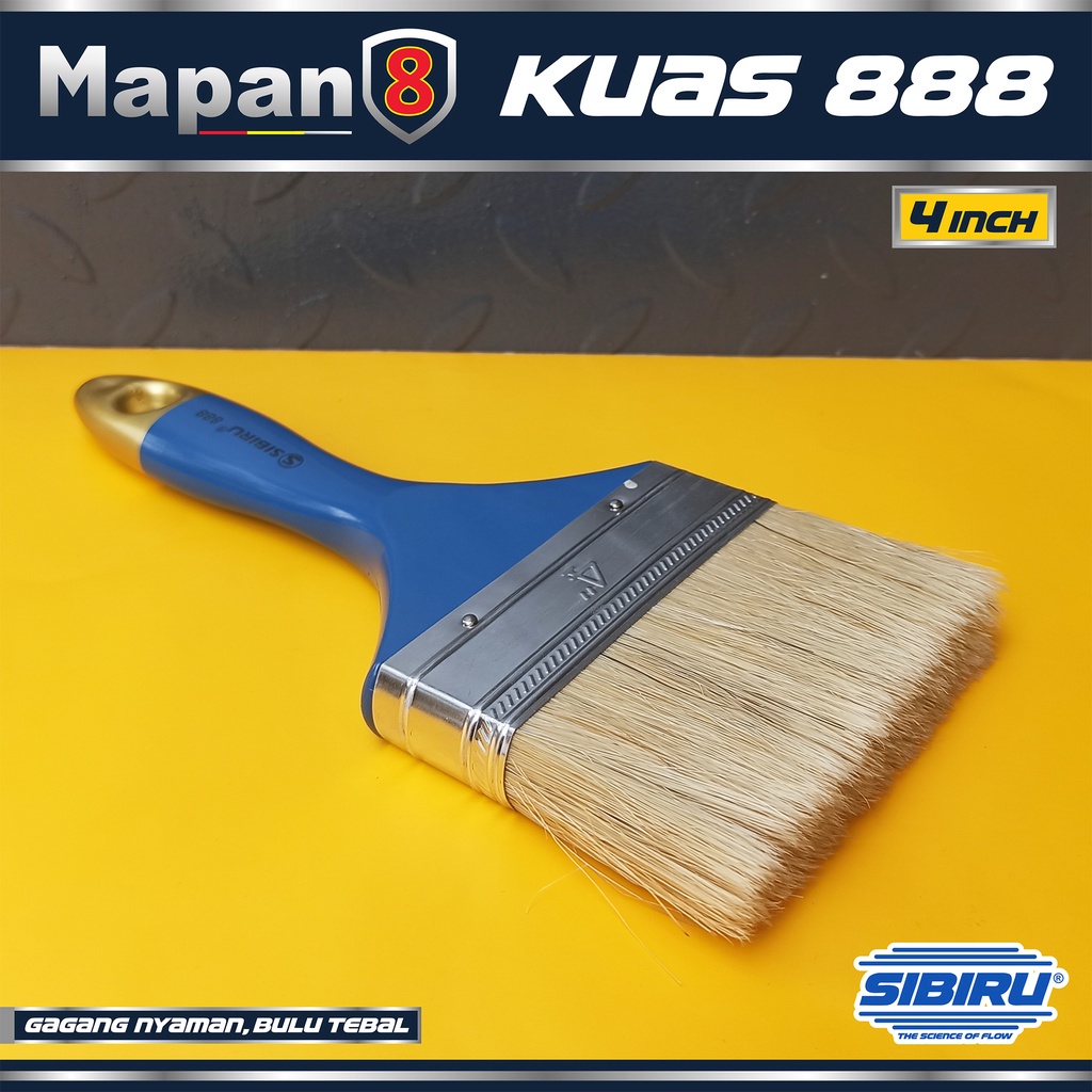 Jual Kuas Tangan Sibiru seri 888 ukuran 4 inch | Shopee Indonesia