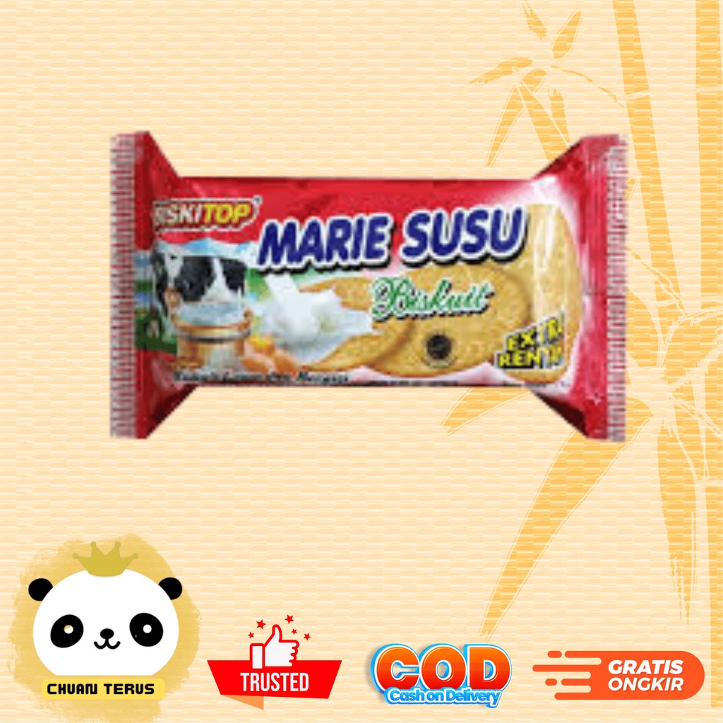 Jual BISKITOP - MARIE SUSU 180g Biskuit Anak Dewasa Rasa Susu Milk Enak ...