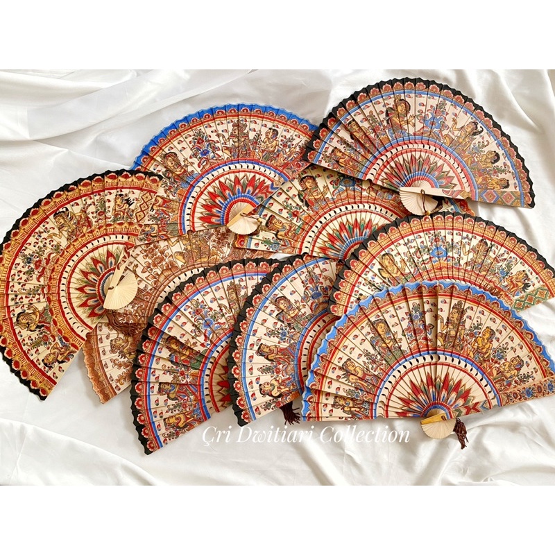 Jual Kipas Bali Lukis Wayang/ Lukis Kayu Asli Bali | Shopee Indonesia
