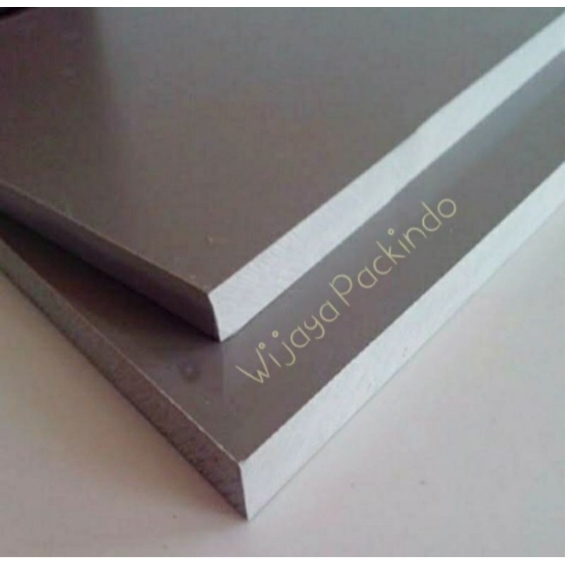 Jual Plat PVC Abu Abu Lembaran 3mm x 40cm x 60cm / Plat PVC Grey Sheet ...