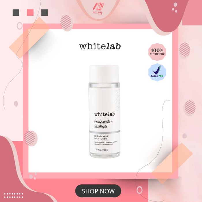 Jual WHITELAB Brightening Face Toner 100 ml | Shopee Indonesia