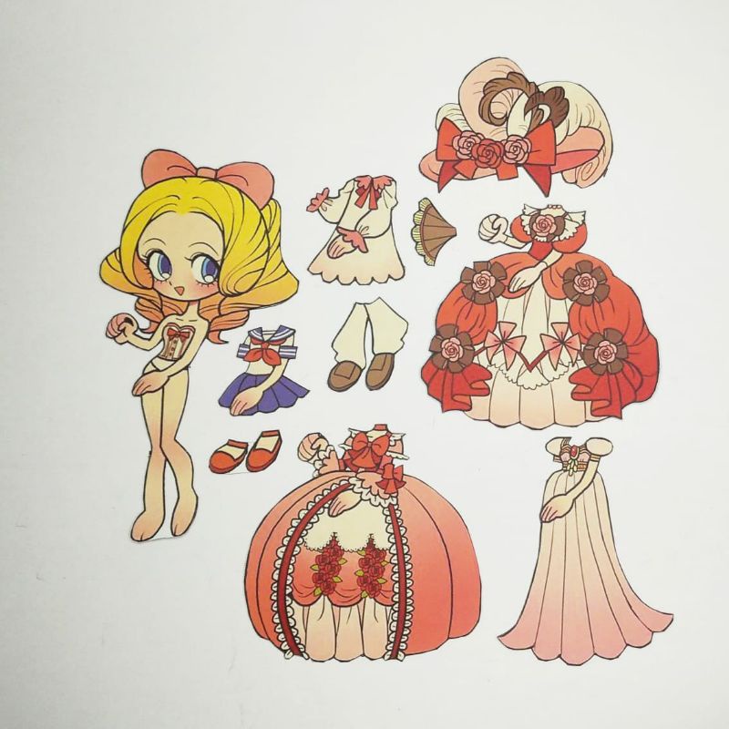 Jual Busy Page Bp Bpan Orang Mainan Anak Edukasi Paper Doll Bongkar ...