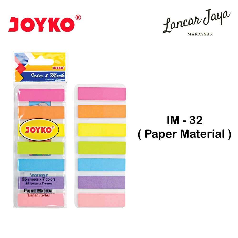 Jual Index & Mark Penanda Pembatas Joyko IM-32 Kertas Kotak | Shopee ...