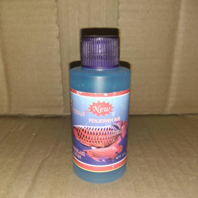 Jual Obat penjernih ikan untuk aquarium / akuarium / kolam 120ml ...