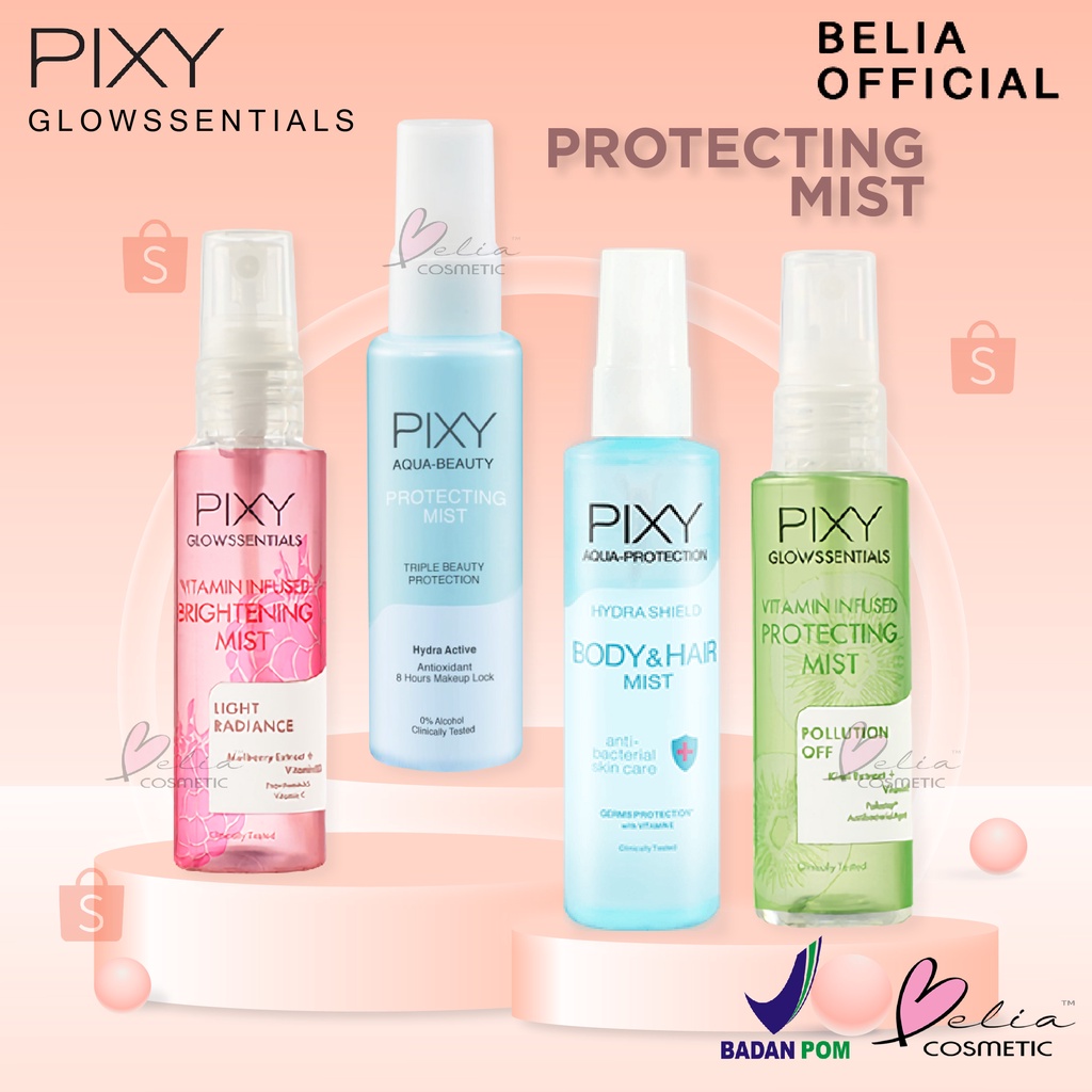 Jual BELIA PIXY Aqua Beauty Protecting Mist 60mL ( face mist ) | Shield ...