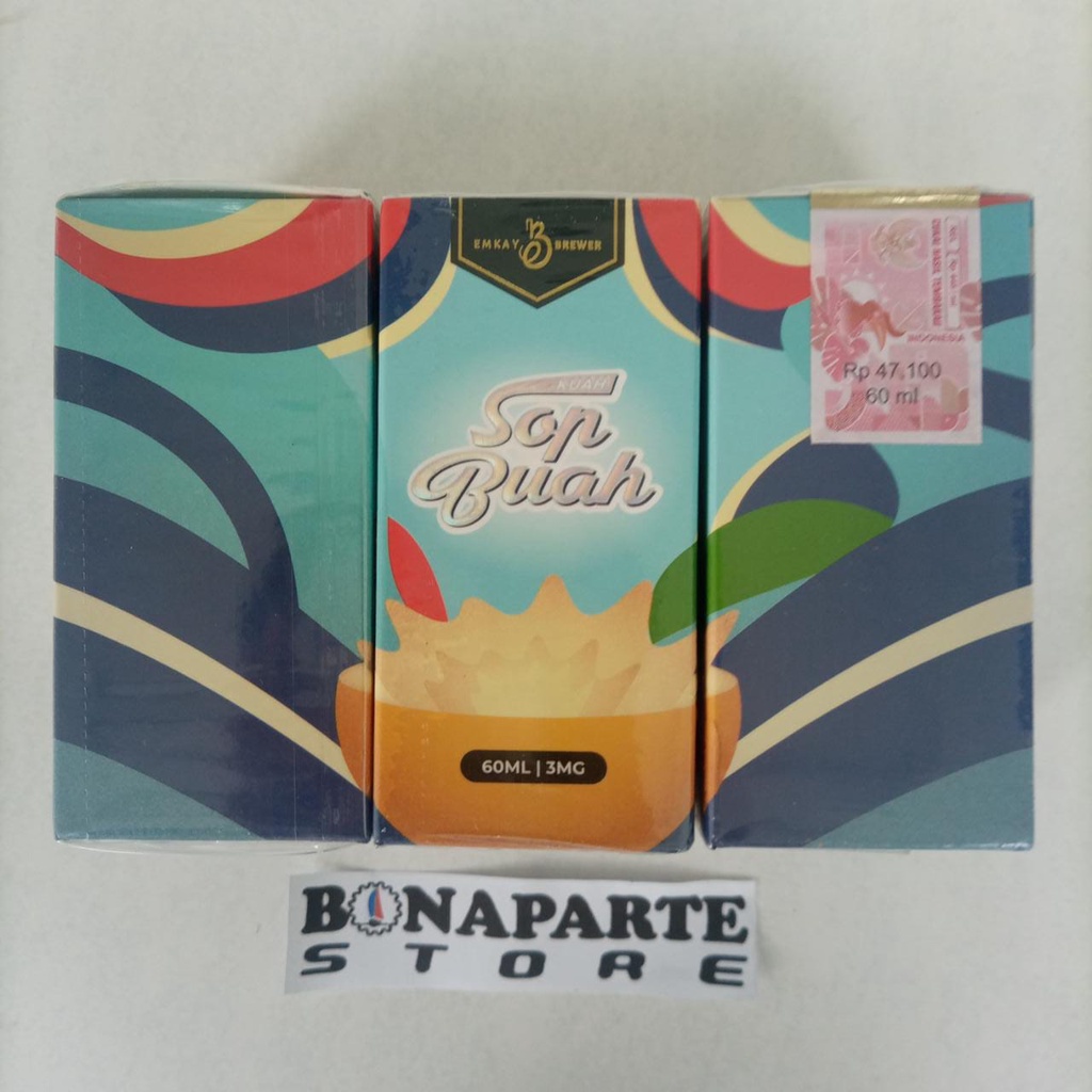 Jual Liquid Emkay Kuah Sop Buah 60ML 3MG by Emkay Brewer x CMW | Shopee Indonesia