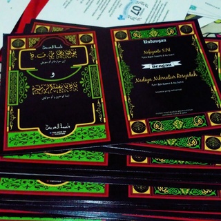 Jual Undangan pernikahan model kitab kuning ala santri fathul muin ...