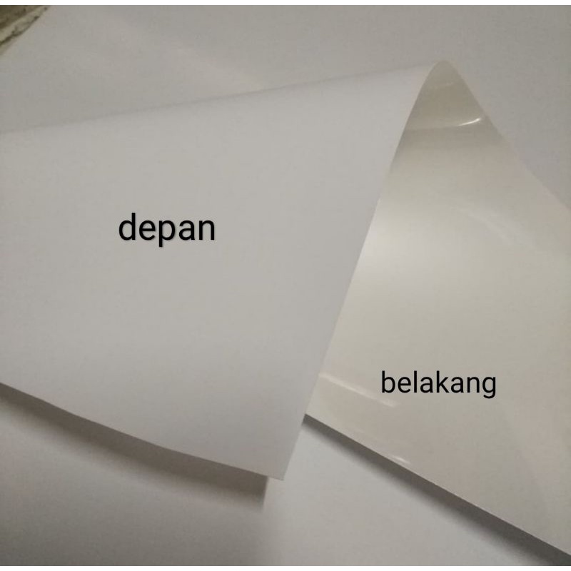 Jual Kertas sticker vinyl matte 120 GSM A4 waterproof isi 20 lembar ...