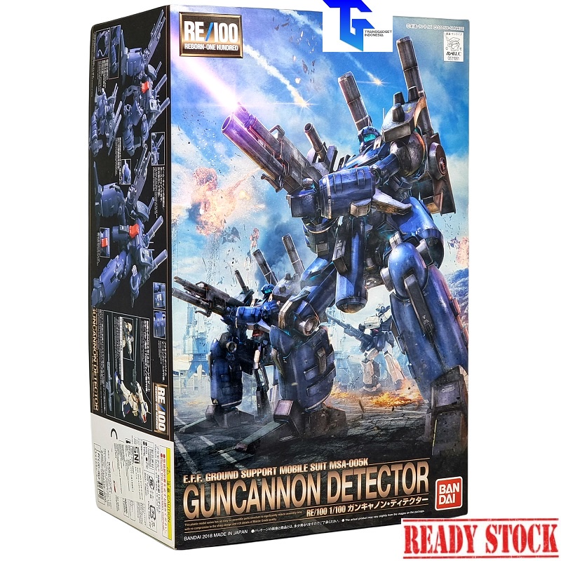 Jual BANDAI RE/100 Guncannon Detector EFF Ground Support MS Gundam ...