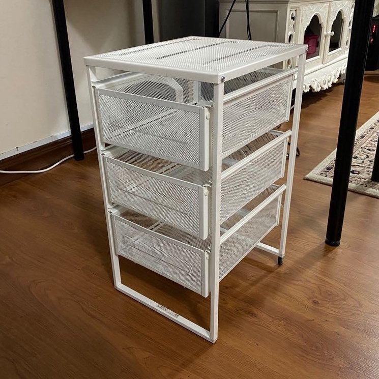 Jual Rak laci Rak Kantor Rak Kerja Rak Dokumen Rak Buku Putih Besi Baja ...