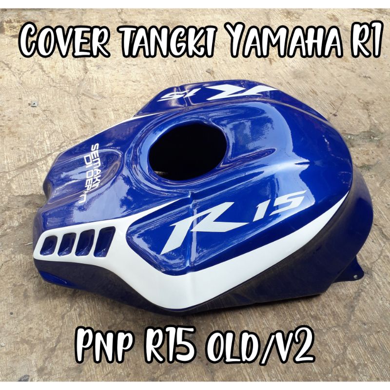 Jual Cover Tangki Buat Yamaha R15 V1/V2 Model Yamaha R1 | Shopee Indonesia