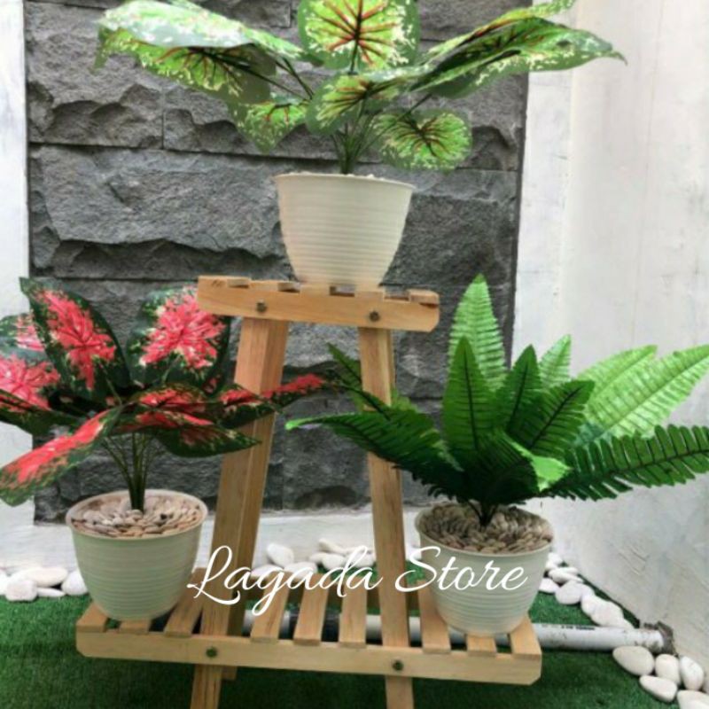 Jual Rak Bunga Minimalis Dari kayu Original | Shopee Indonesia