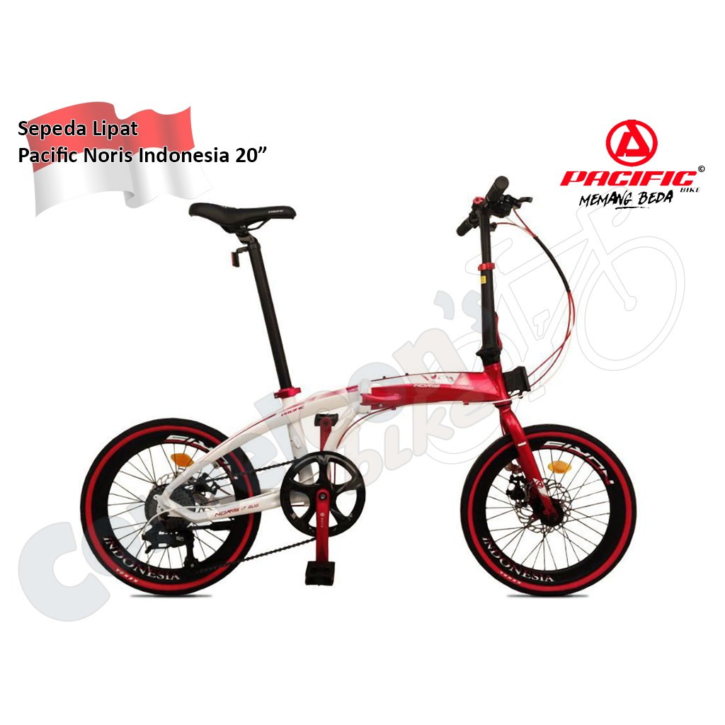Jual Sepeda Lipat Noris Indonesia 20 inch Pacific Folding Bike Pacific ...