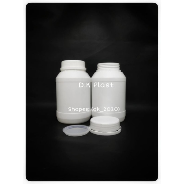 Jual Botol Lem Obat 1 kg segel Botol Plastik HDPE 1kg segel Botol Lem ...