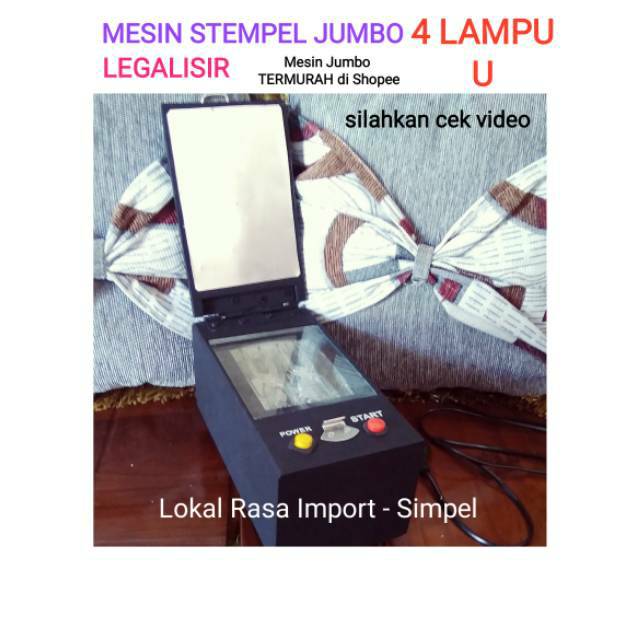 Jual Mesin Stempel Flash BERKUALITAS - TERBAIK LOKAL STEMPEL WARNA FLASH 4Lmp JUMBO / Stempel ...