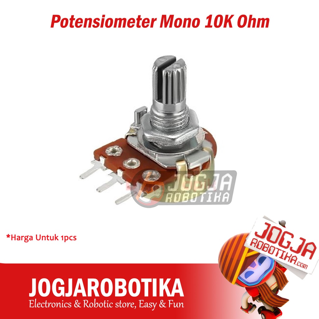 Jual Potensiometer Potensio Mono 10k Ohm | Shopee Indonesia