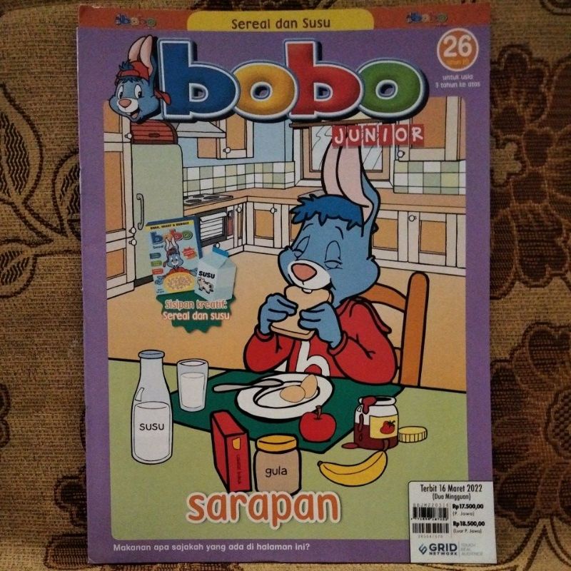 Jual MAJALAH BOBO JUNIOR 16 MARET 2022 | Shopee Indonesia