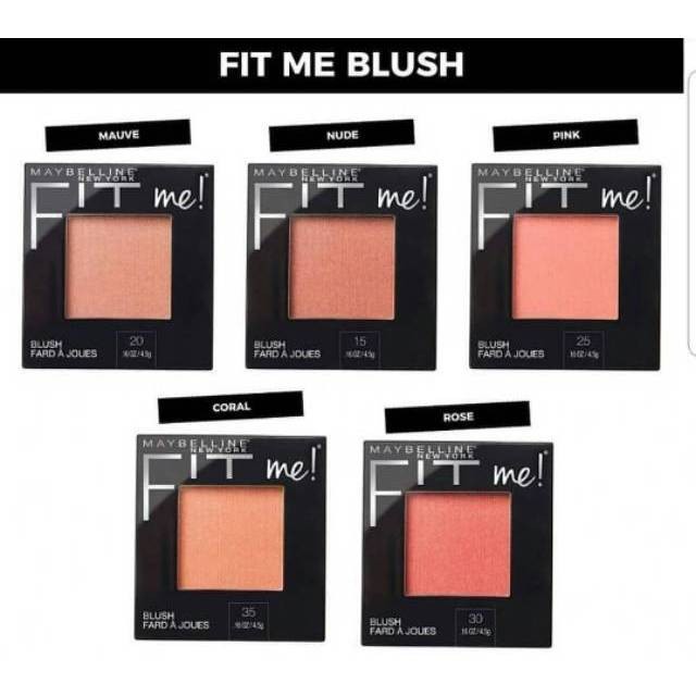 Jual Maybelline Fit Me Blush | Shopee Indonesia