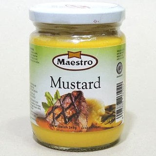 Jual mustard maestro saus salad dressing bumbu kemasan botol 245 gram ...