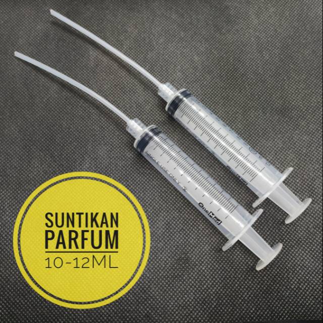Jual SUNTIKAN PARFUM 10ML + SELANG SPUIT PARFUM ALAT INJECT TINTA ...