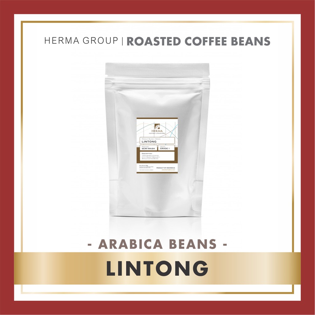 Jual Lintong Arabica Roasted Beans Coffee 500gr | Shopee Indonesia
