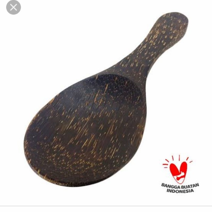 Jual Centong Nasi Bahan Kayu Aren Asli Tanpa Pewarna Anti Lengket ...