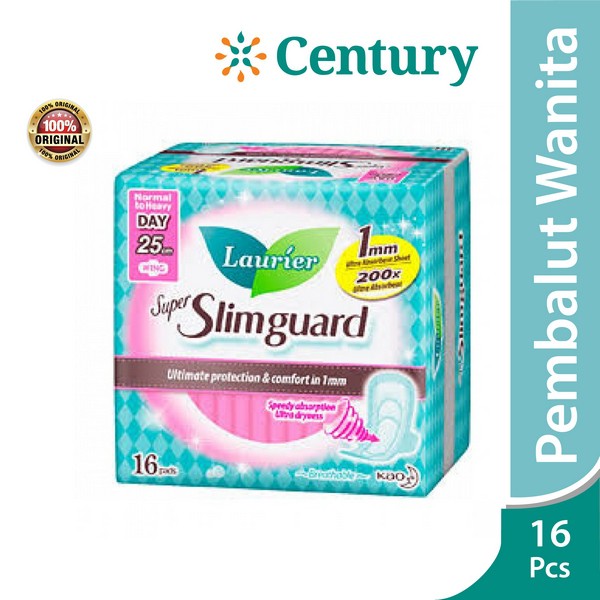 Jual Laurier super slim guard 25 cm 1 pack isi 16 pc / Pembalut ...