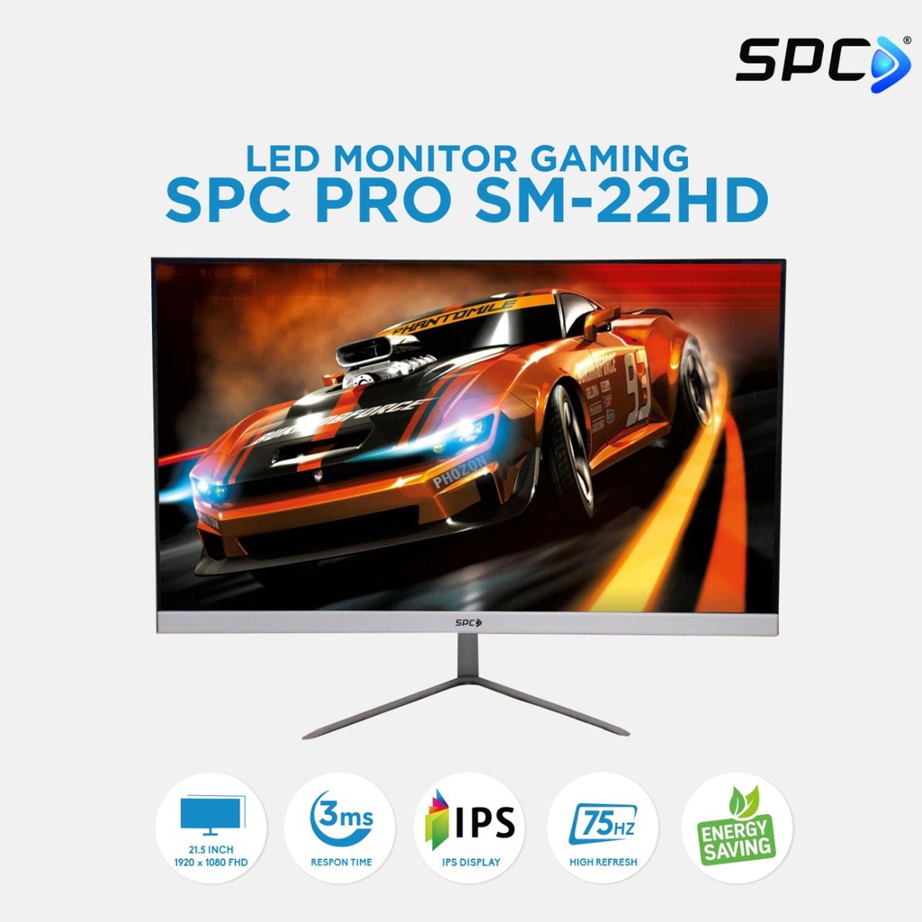 Jual Monitor Led 22inch wide FULLHD SPC Pro SM22 Gaming Monitor | Shopee Indonesia