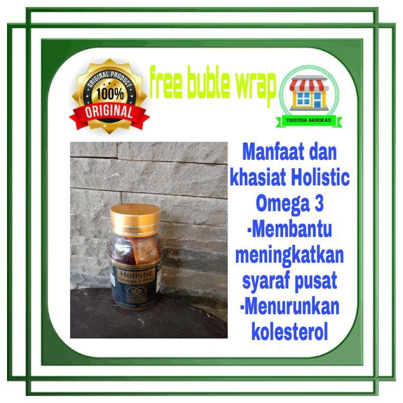Jual OMEGA 3 CAPSUL ASLI PRODUK HOLISTIC | Shopee Indonesia