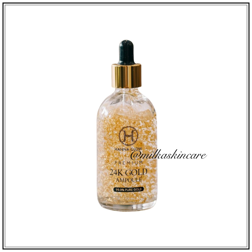 Jual HANNA GLOW PREMIUM 24K GOLD AMPOULE SERUM | Shopee Indonesia
