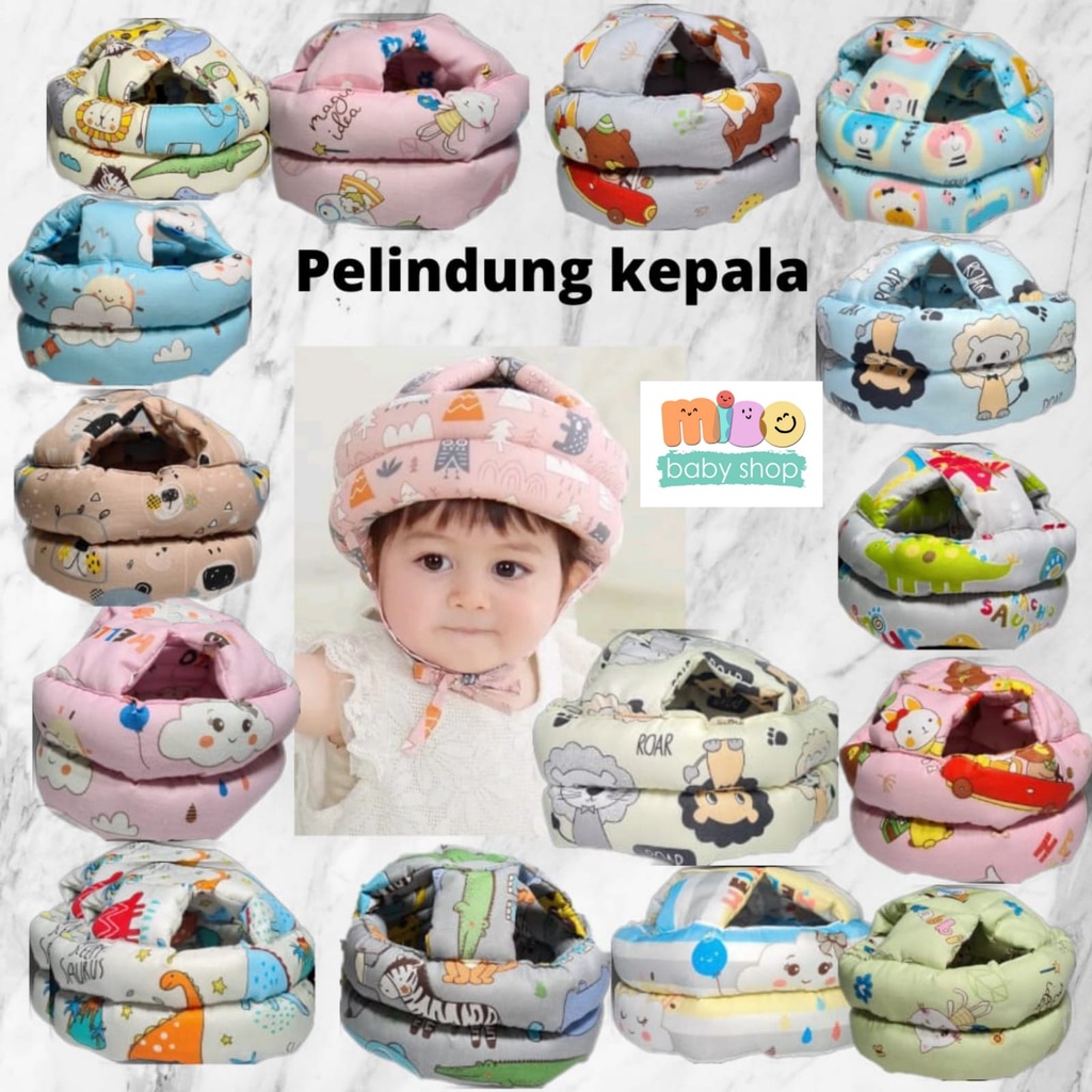 Jual Topi Pelindung Kepala Bayi Balita Helm Keselamatan Anti Benturan ...