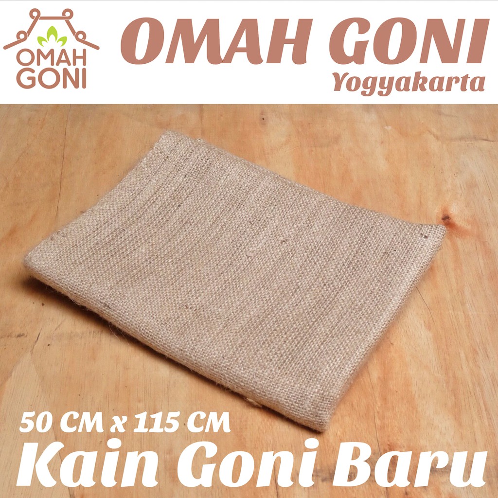 Kain Goni Baru 50x115 CM - Bahan Goni Baru Kerajinan Tangan - DIY ...