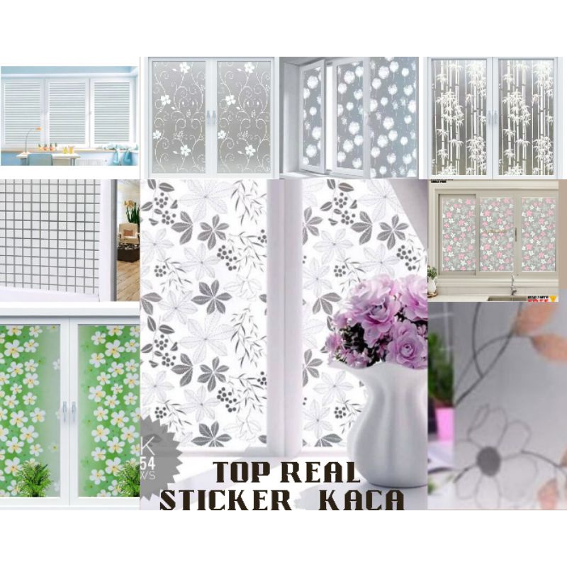 Jual TERMURAH (COD)!! STICKER KACA /SANDBLAST STICKER JENDELA, PINTU ...