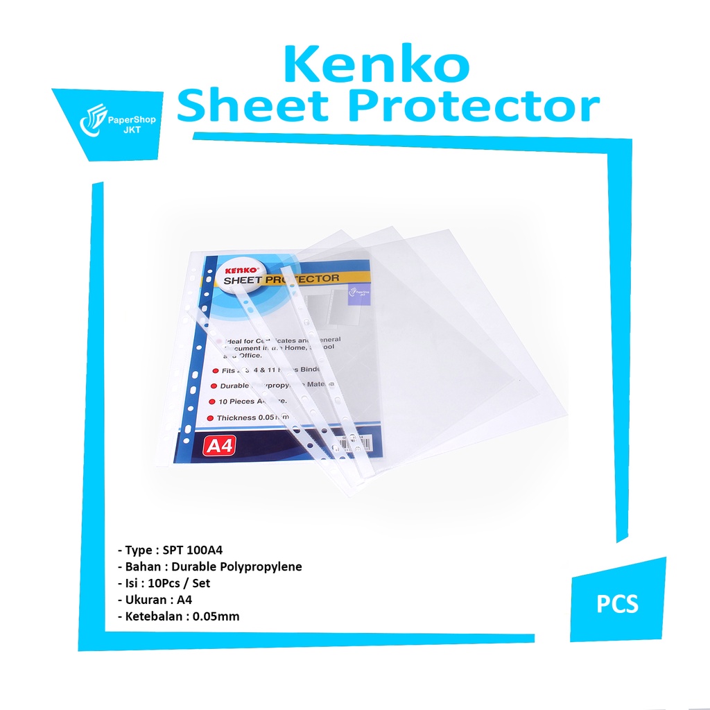Jual KENKO - Sheet Protector fc A4 - PACK | Shopee Indonesia