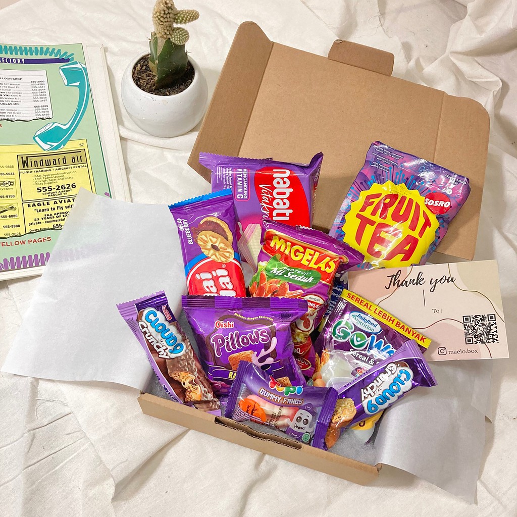 Jual Snack box /hampers lebaran / parsel lebaran snack box murah / gift ...