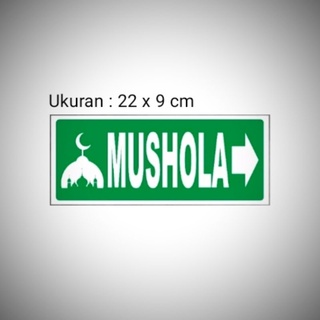 Jual Sign Petunjuk Mushola, Sign label Acrylic, Sign Board Akrilik ...